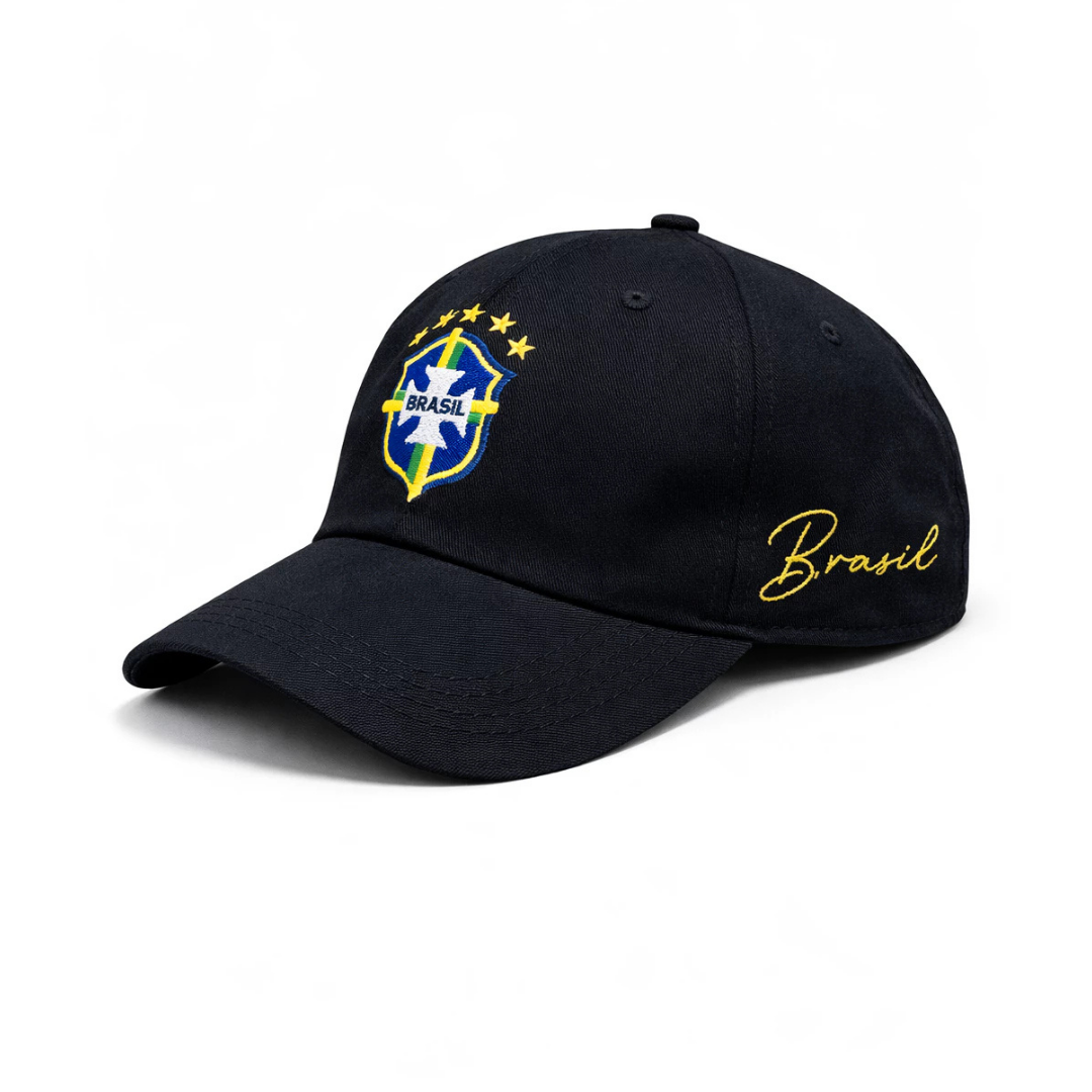 Boné Brasil Preto - 2026 – Brasileira.